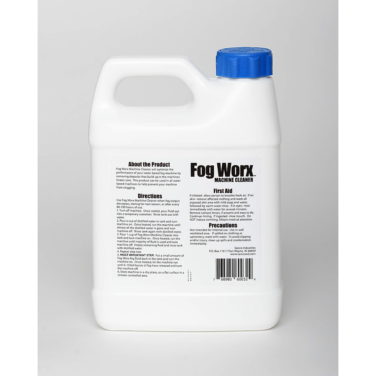 Fogworx Fog Machine Cleaner-1 Quart, Maintains Performance and Extends life of Water Based Machines