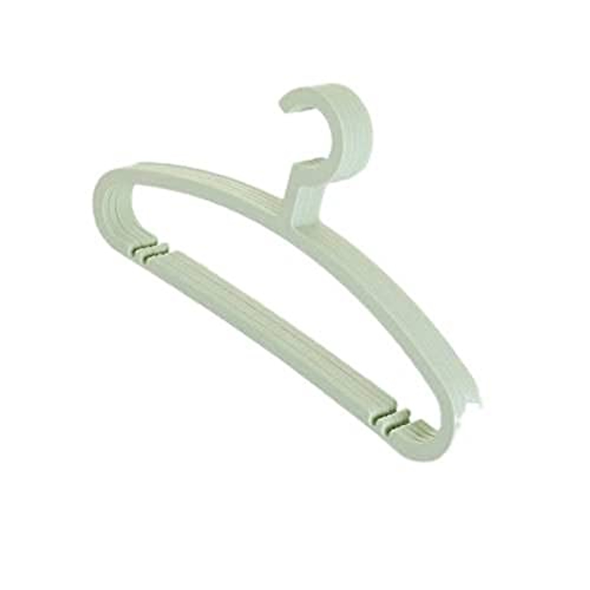 5 PCs Household Invisible Hanger Plain Plastic Drying Rack Adult Non-Slip Wet and Dry Dual-use Clothes Hanger