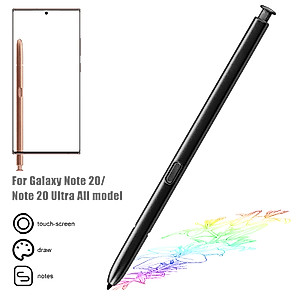 Samsung S-Pen Replacement for Galaxy Note 20 and Note20 Ultra 5G S Pen Stylus, Bluetooth (EJ-PN980), Includes Microfiber Cloth - Bulk Packaging - (Copper)