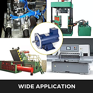 VEVOR 1/2 Hp DC Motor Rated Speed 1750 RPM 90V Electric Motor Permanent Magnet Motor