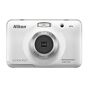 Nikon COOLPIX S30 10.1 MP Digital Camera with 3x Zoom Nikkor Glass Lens and 2.7-inch LCD (White)