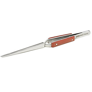 Tamiya 300074103 HG Straight Tweezers RevAction.