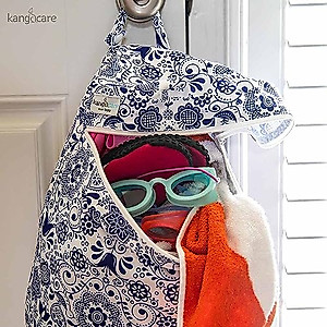 Kanga Care Wet Bag Seam Sealed Waterproof 3D Dimensional for Baby Cloth Diapers, Travel, Beach, Pool, Gym, Swim | Elskede