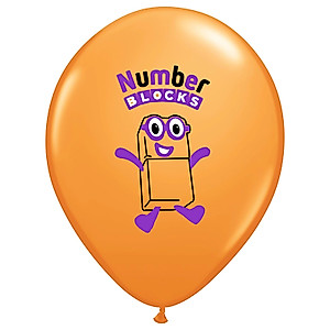 Number Blocks Balloons for Number Blocks Party Supplies| 30Pcs Colorful Balloons for Number Blocks Birthday Decorations| Number Birthday Party Decors