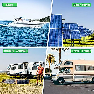 Bateria Power 3.3FT Solar Connector to XT60 Adapter Extension Cable, 12AWG Solar Panel to XT60 Charge Extension Cable for RV Foldable Solar Panel, Portable Power Station, Solar Generator (1PCS)