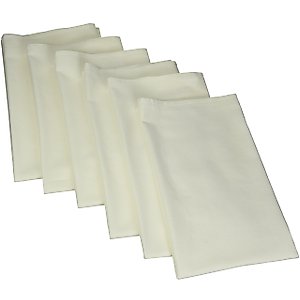 Flour Sack Towels Bulk-30"X30" White (Pack of 6)