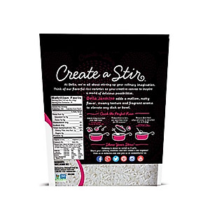 Della Gourmet Jasmine White Rice - All-Natural, Fat & GMO Free (28 oz), Pack of 6