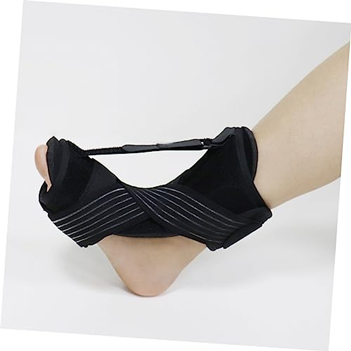 Healifty 1 Set Night Splint Night Sleeping Foot Splint Elastic Dorsal Night Splint Plantar Fasciitis Night Splint Black Fixed Ankle Brace Ankle Sprain Support Foot Fracture Brace Foot Drop