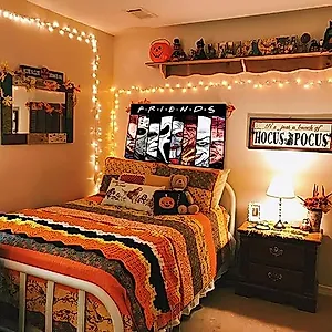 Halloween Cross Stitch Kits for Adults - Horror Stamped Cross Stitch Kits for Beginner, 11CT Prestamped Easy Pattern Needlepoint Kits Crafts for Decor 11.8x15.7inch