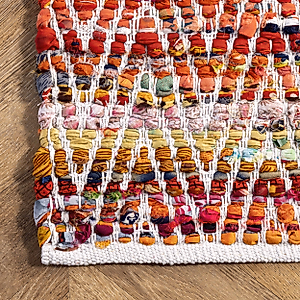 nuLOOM Rochell Hand Woven Chevron Area Rug, 3x5, Magenta