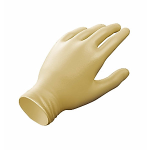 Venom Steel Premium Industrial Cream Color Latex Gloves, One Size Fits Most, (Pack of 50)