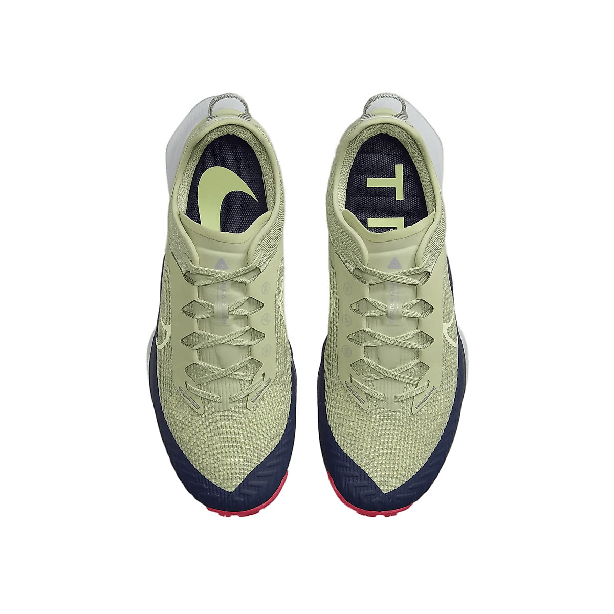 Nike Men's Air Zoom Terra Kiger 8 Trail Running Shoe, Olive Aura/Citron Mint, 10 M US, Green