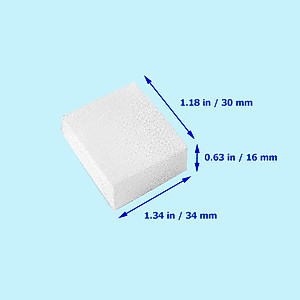 Pet Replacement Sponge Filters Replacement Pre Filter Sponges for 67oz/ 2L Pet Water Fountain Cat Water Foam Filter Dog Drinking Water Sponge Foam Filters for Pet Dog Cat Fountain (12)