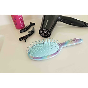 Framar Hair Brush Detangler – Hair Brushes for Women, Detangling Brush For Curly Hair, Detangle Brush, Wet Hair Brush for Thick Hair, Womens Hair Brush For Curly Hair, Brushes For Hair – Blue Tie Dye