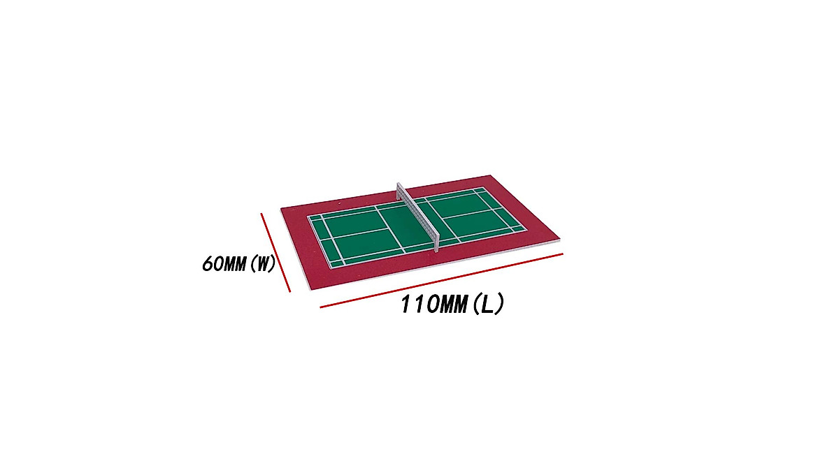 N Scale Miniature Badminton Court by Outland Models