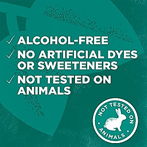 Tom's of Maine Whole Care Natural Fluoride Mouthwash, Fresh Mint, 16 oz. 6-Pack (Packaging May Vary)