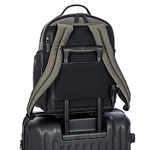 Bric's Monza Medium Laptop|Tablet Business Backpack, Grey.Black, One Size