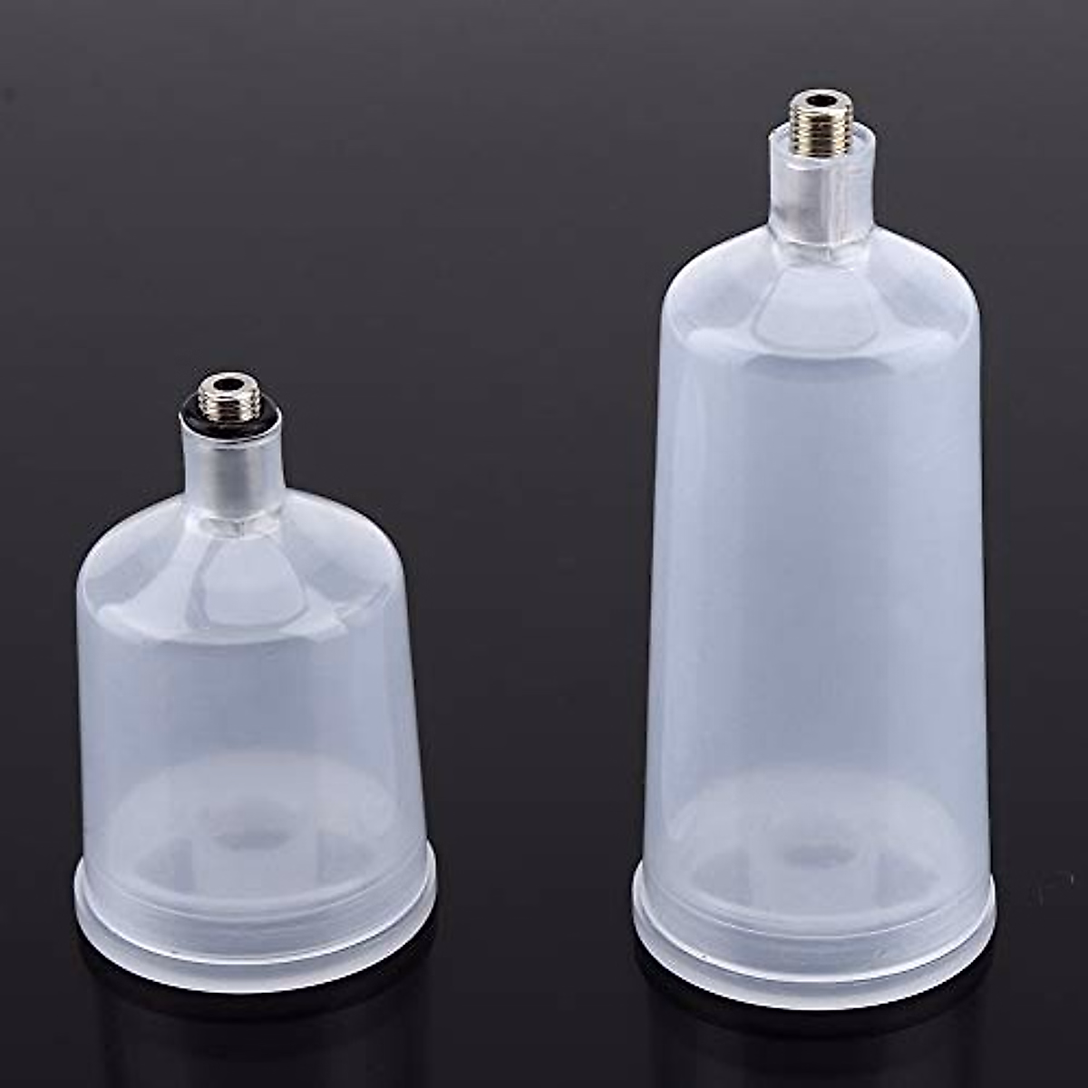 Plastic Spray Paint Gun Airbrush Cup Pot Airbrush Accessories Watering Can Spray Paint Cup Threaded Connector Part 2 Pcs/Set