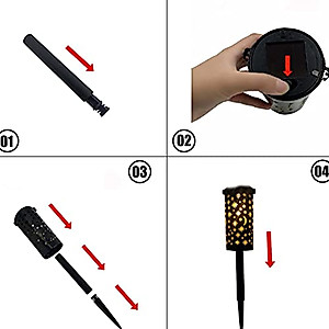 OSALADI Solar Lantern Lights Outdoor, Hanging Projection Ground Lights IP65 Waterproof Hollow- Out Iron Tabletop Lanterns Landscape Light for Garden, Courtyard, Patio, Walkway Home Party Decor