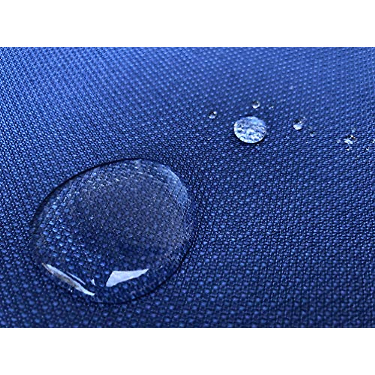 QQbed 2 Pack Outdoor Patio Chair Water-Resistant Cushion Pillow Seat Covers in Navy Blue Color 20"X18"X4" - Replacement Covers Only