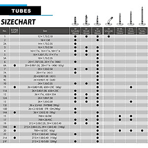 Schwalbe STU016W Inner Tube - Black, 24 x 2.35-2.50 Inch