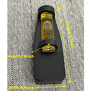 YMGBHNKJLS 6Pcs Optics Mounts Rifle Scopes for 20mm Mounting Adapter Anti-Cant Optics Mounts for Sports Outdoors Hunting Fishing Shooting