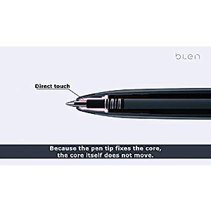 Zebra Blen Retractable Ballpoint Pen, Fine Point 0.5mm, Black Ink, Sticky Notes Value Set
