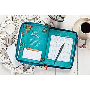 Amazing Grace 2021 Leather Ziparound Planner: 18 Month Ziparound Planner