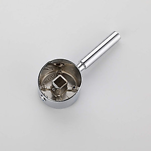 RXXR Faucet Handle for 35mm Cartridge, Tap Handle Lever with 9 * 9mm Cartridge Stem,Zinc Alloy,Chrome Finish