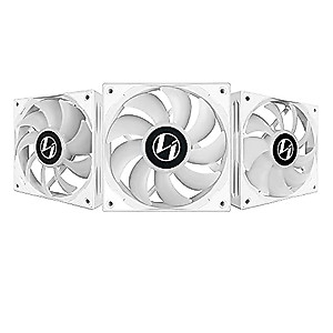 Lian Li ST120-3W White 3 Pack, ARGB 120mm LED PWM, with Fan Controller
