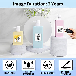 Mini Printer Sticker Photo Paper Compatible with Suave Anycash Cabaro Cudinham Peripage A6 TP6S Printer Paper Sticker Pocket Thermal Paper 57mm x30mm White Self-Adhesive for Photo Journal Notes Memo