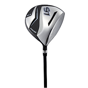 Precise S7 Tall Men’s (6'1" to 6'4") Right Handed Complete Golf Club Set Include 460cc Driver, 3 Wood, 5 Wood, 24* Hybrid, 5-9 PW Irons, Sand Wedge, Putter, Deluxe Stand Bag & 4 Headcovers, Black/Blue