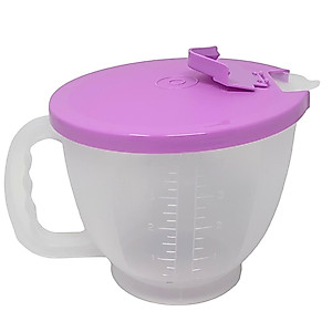 Tupperware Vintage Style 4 Cup Small Mix and Store Batter Pitcher in Lavender