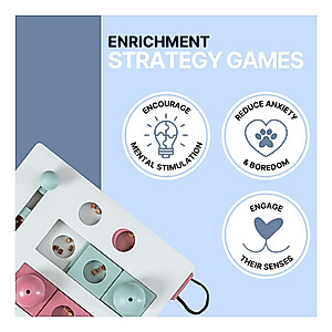 TRIXIE Cat Activity Brain Mover, Strategy Game for Mental Stimulation, Interactive Play for Cats, Treat Dispenser, Cat Toy