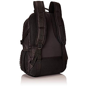 Black Classic Backpack - White Logo