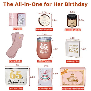65th Birthday Gifts For Women, Happy 65th Birthday Gifts For Her Best Friend Mom Sister Wife Turning 65, Gift For 65 Year Old Woman Birthday Unique, Funny Birthday Gift Box Ideas