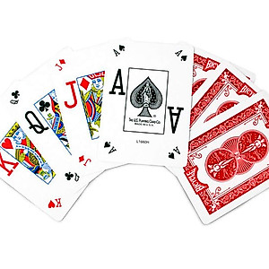 Bicycle Pro Poker Peek Red Back Playing Cards