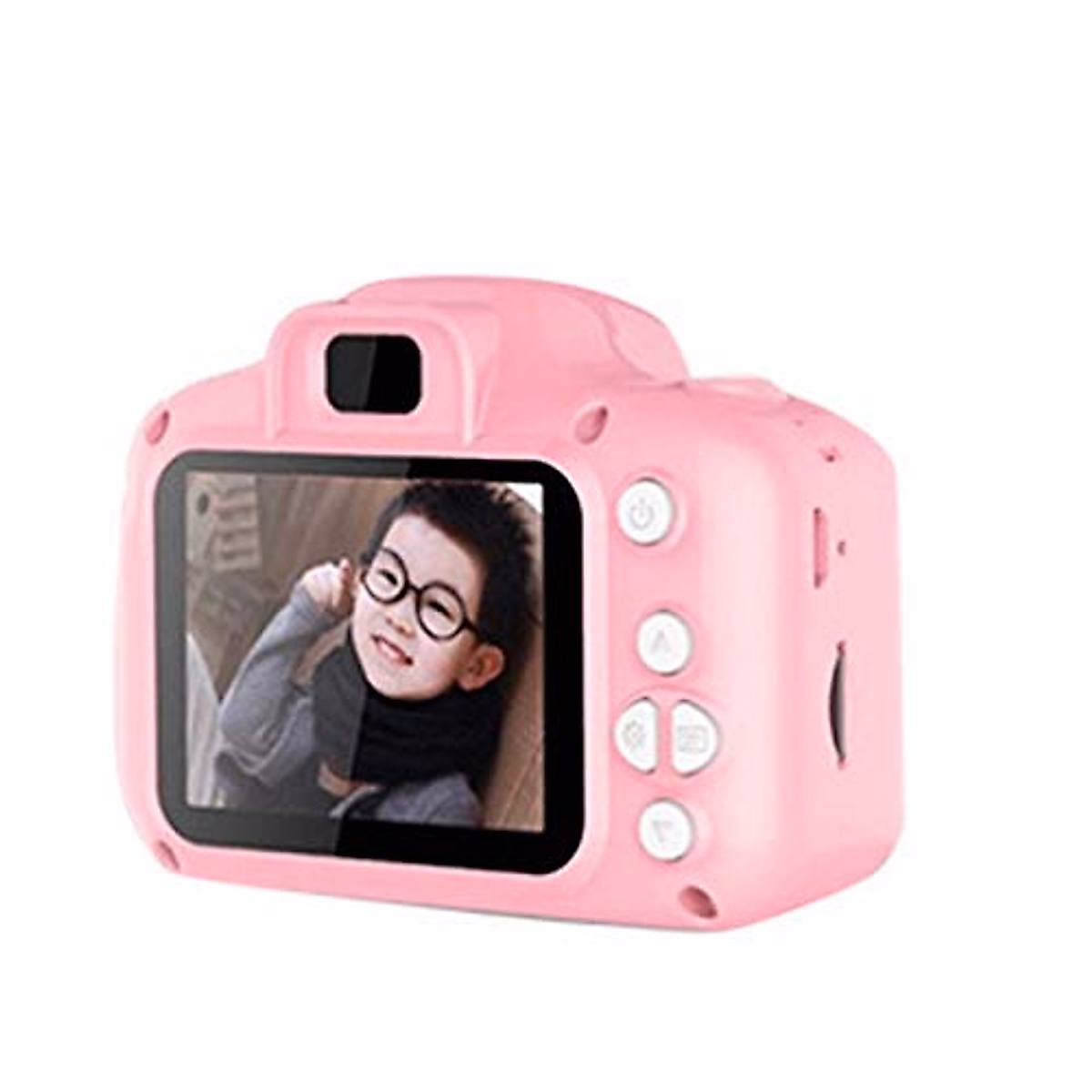 NC HD Children's Digital Camera Cartoon Camera Portable SLR Camera Toy Kids Birthday Gift HD (1300W Pixels) Pink