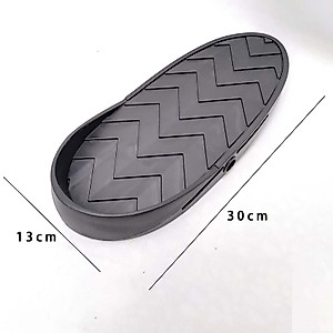 Set of 2Pcs Rowing Machine Foot Pedals 11.8x5inch Replacements Practical Easily Assembled and Store Fitness Equipment Accessories Anti Slip