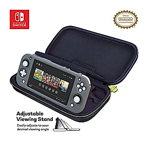Game Traveler Splatoon 3 Nintendo Switch Case - Switch OLED Case for Switch OLED, Switch & Switch Lite, Adjustable Viewing Stand & Game Storage, Deluxe Handle, Licensed Nintendo Switch game case