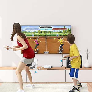 Sheiaier Wii to Hdmi Adapter with HDMI Cable, Wii to Hdmi Converter Supports 3.5mm Audio and HDMI Video Output 720/1080P for Nintendo Wii All Display Modes （White ）