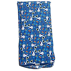 KinderMat, Rainbow Designer Mat, Blue, 2-Inch Thick Rest Mat