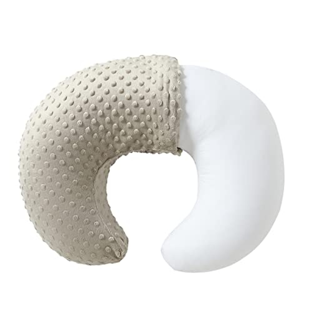 Nursing Pillow Cover, Minky Breastfeeding Pillow Slipcover Snugly Fits for Nursing Pillow for Baby Boys and Girls, Premium Quality Microfiber, Ultra Soft Comfortable (Tidal Foam)