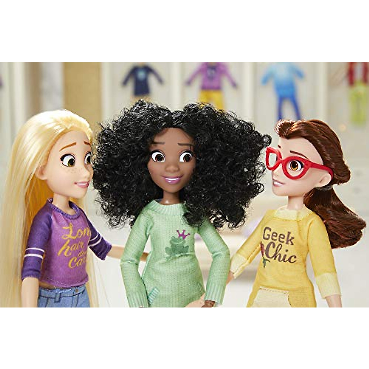 Disney Princess Comfy Squad Belle, Ralph Breaks The Internet Movie Doll with Comfy Clothes and Accessories