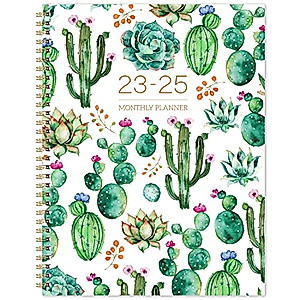 2023-2025 Monthly Planner/Calendar - 2 Year Monthly Planner 2023-2025, July 2023 - June 2025, 9" x 11" Planner with Twin-Wire Binding, Monthly Tabs, Two-Side Pocket, Perfect Daily Organizer