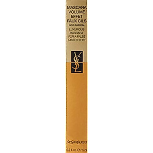 Yves Saint Laurent Volume Effet Faux Cils Luxurious Noir Radical Mascara for Women, 0.2 Ounce