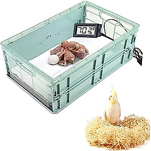 WIONBE Manual Incubator Birds Parrot Small Animals Thermostat Breeding Box Bird Eggs Hatching Brooder Heater
