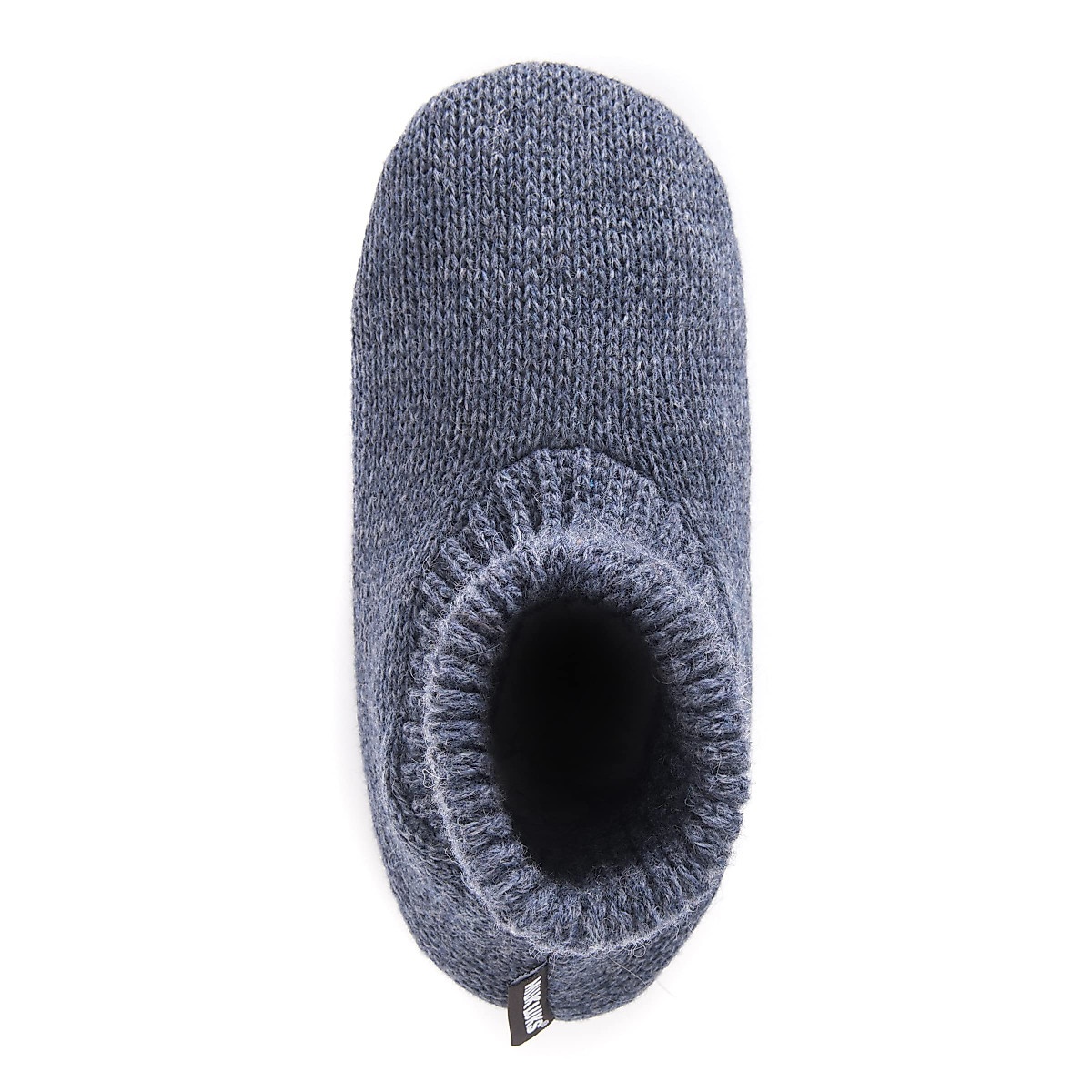 MUK LUKS Men's Morty Ragg Wool Slipper, Denim, 10-11