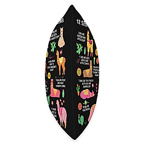 Pearl Maricela 12 Signs That You are Secretly Crazy Llama Lady Gift Throw Pillow, 18x18, Multicolor