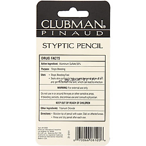 Clubman Styptic Pencil Travel Size - 0.33 oz